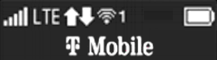Understanding the LCD icons | Settings | T10 Hotspot | T-Mobile Support