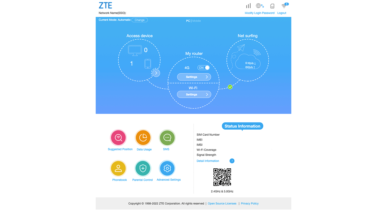 MC801A - How to change your WiFi frequency, step 4