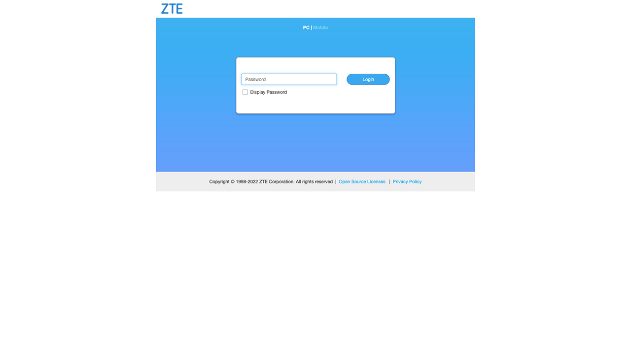 MC801A - How to access the Web UI, step 3