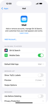 iPhone 16 - How to set up Outlook, step 5