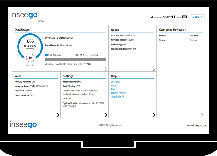 Overview of mobile network settings | Settings | MiFi® X PRO 5G | T ...